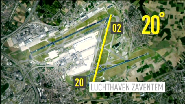Landingsbaan in Zaventem heeft nieuwe naam gekregen