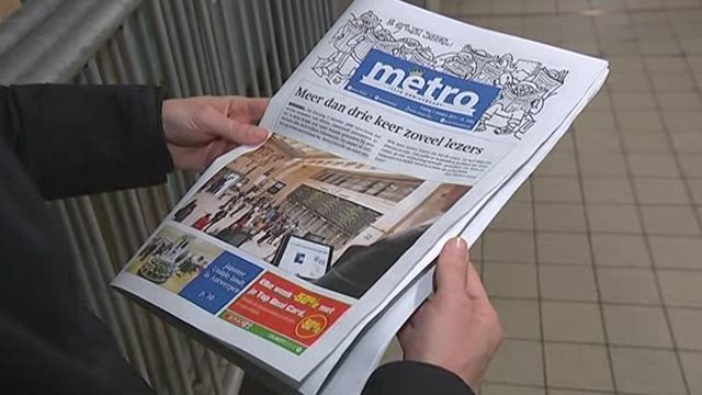 "Gratis krant Metro gaat mooie toekomst tegemoet"